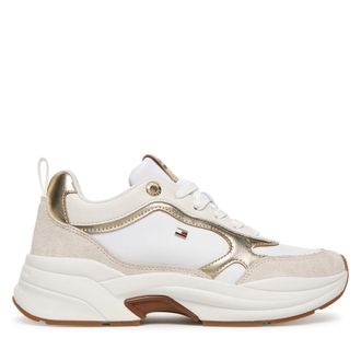 Tommy Hilfiger Sneakers Tommy Hilfiger Th Chunky Runner Metallic FW0FW09204 &Eacute;cru