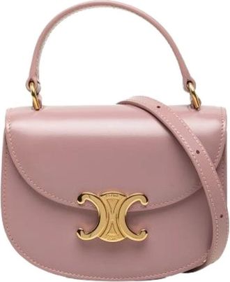 Celine Pre-owned Clea Handbag - Femme - Pre-owned - Rose - Taille: ONE Size