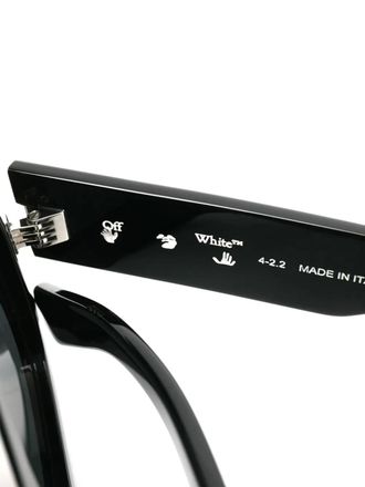 Off-white Womens Pablo Logo Sunglasses Black Accessories >
