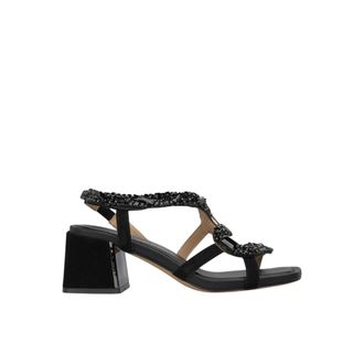 Alma En Pena Snake Rhinestone Heel Sandal - - Shoes - Damen - Schwarzk - 38 EU