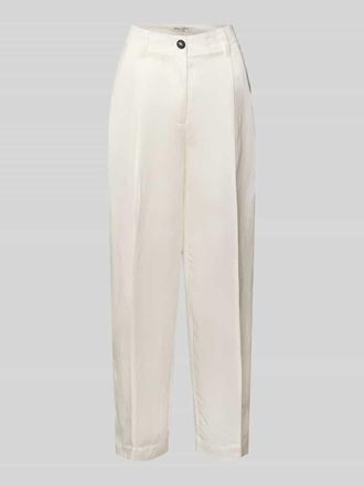 Marc O'Polo Relaxed Fit Bundfaltenhose mit Leinen-Anteil