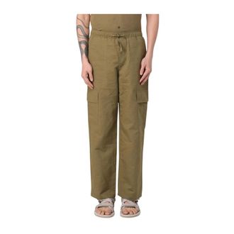 Colmar Beige Leinen Cargo Hose mit Kordelzug - - Trousers - Herren - Gr&uuml;n - XL