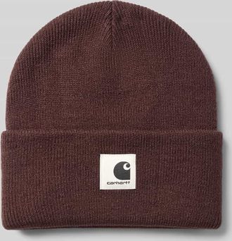 Carhartt Work in Progress Beanie mit Label-Patch Modell ASHLEY