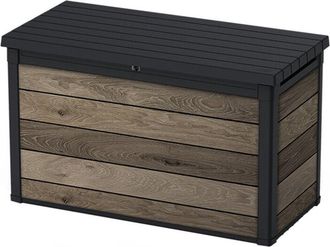 Keter Walnut Aufbewahrungsbox - 757L - 151,7x72,5x90cm - Dunkelbraun