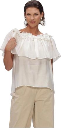 Copenhagen Muse Damen, Blusen & Hemden, Beige, MGr&ouml;&szlig;e