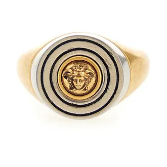 Versace Homme, Accessoires, Multicolore, Taille: 62 MM Bague Medusa
