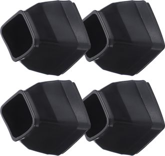 Valiclud 4 St&uuml;ck Teiliges Quadratische Stuhlbein schutzkappen aus Verschlei&szlig;festem Silikon Ger&auml;uschd&auml;mpfend und rutschfest Passend f&uuml;r M&ouml;belbeine f&uuml;r Harte B&ouml;d