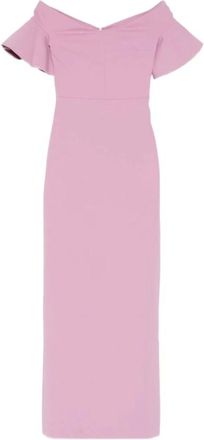 Solace London Femme, Robes, Violet, Taille: 38 FR Olivia Maxi Dress