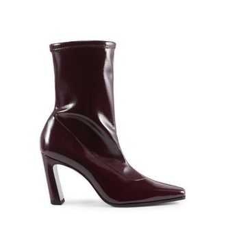Stuart Weitzman Bottines STASSI vernies &agrave; bouts carr&eacute;s