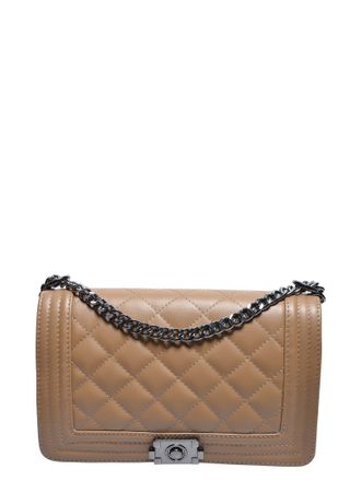 Anna Luchini Beige Rindsledertasche