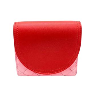 Bottega Veneta Pre-owned Leder Portemonnaies - - Pre-owned - Damen - Rot - ONE SIZE