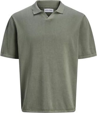 Jack & Jones Jjeleo Polo en Tricot SS Sn, Agave Green, XL Hommes