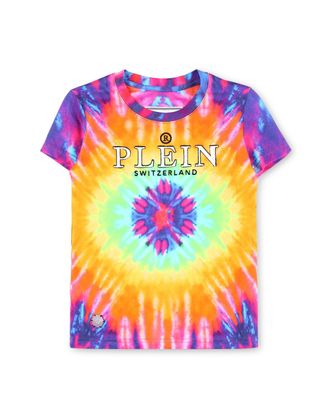 Philipp Plein T-Shirt Rundhalsausschnitt Ss Tie Dye