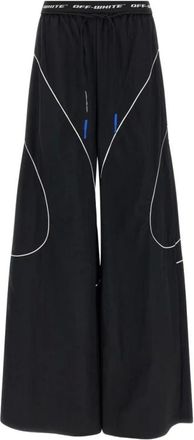 Off-white Femme, Pantalons, Noir, Taille: 40 FR Pantalon Coupe Ample