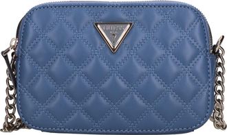 Guess Femme, Sacs, Bleu, Taille: ONE Size Giully Quilted Crossbody