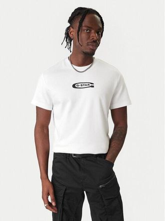 G-Star T-Shirt Old Skool D25967-C812 110 Wei&szlig; Regular Fit