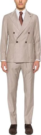 Tagliatore Homme, Costumes, Brun, Taille: M Warner Double-breasted Coat