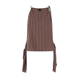 Pinko &Auml;rmelloses Top - - Tops - Damen - Braun - M