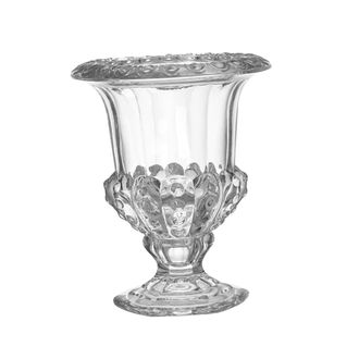 Happyyami Retro Glasvase Klein Transparent mit Kerzenhalter Kreativer Wohn und Tischdeko f&uuml;r Blumenarrangements Heimdekoration und Hochzeitsfeier