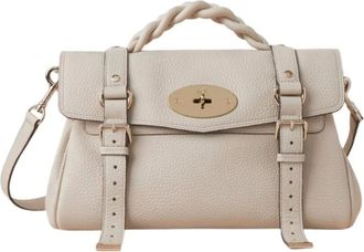 Mulberry Femme, Sacs, Blanc, Taille: ONE Size Alexa Satchel