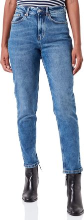 Tom Tailor Damen Mom Fit Jeans 1034650, 10152 - Mid Stone Bright Blue Denim, 27