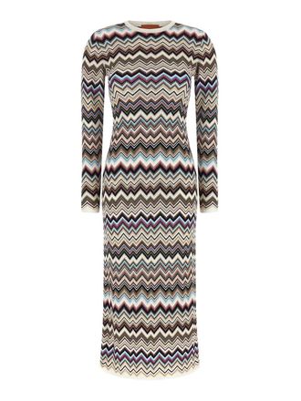 Missoni Robe Au Genou - Multicolore