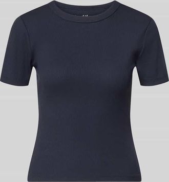 Only Regular Fit T-Shirt aus Baumwoll-Mix Modell VAL