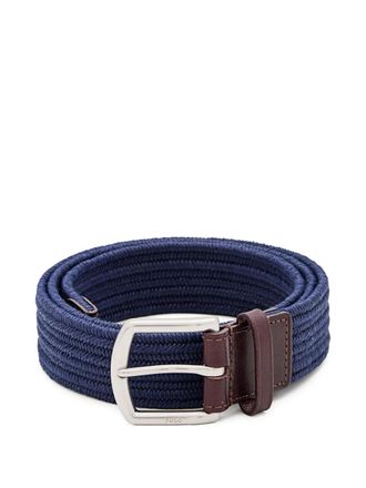 Polo Ralph Lauren ceinture à design tressé - Bleu
