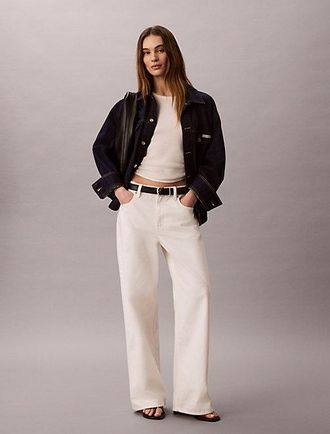 Calvin Klein Veste en jean avec ceinture