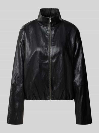 Jake*s Casual Bomberjacke mit hohem Stehkragen