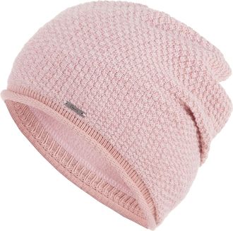 Faera M&uuml;tze Damen Winterm&uuml;tze warm gef&uuml;ttert Fleece-Futter Winter Fr&uuml;hjahr M&auml;dchen Strickm&uuml;tze Beanie 54, Farbe:Rosa