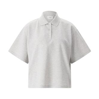 Saint Laurent Damen, Oberteile, Grau, SGr&ouml;&szlig;e