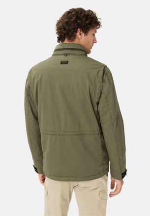 Camel Active Kurzjacke mit rollbarer Kapuze Langarm