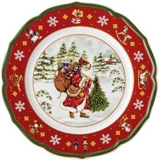 Hutschenreuther Happy Wintertime H. Wintertime Assiette plate Rouge 22 cm