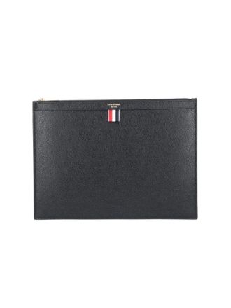 Thom Browne Crossbody Bags - Pebble Grain Pouch - Black - Gr. unisize - in Schwarz - f&uuml;r Damen