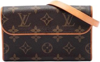 Louis Vuitton Pochette Florentine Pre-owned - Femme - Pre-owned - Brun - Taille: ONE Size