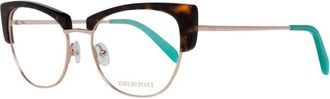 Pucci Femme, Accessoires, Jaune, Taille: ONE Size Metal Lunettes Frames