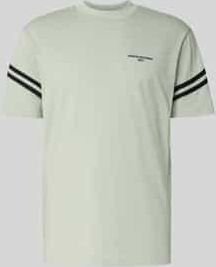 A|X Armani Exchange T-Shirt mit Label-Stitching und Rundhalsausschnitt