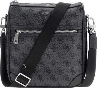 Guess Homme, Sacs, Noir, Taille: ONE Size Milano Quattro G Crossbody