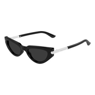 Alexander McQueen Schwarz/Graue Sonnenbrille Am0520S - - Accessories - Damen - Schwarzk - 51 MM