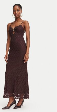 Bardot Bardot Coctailkleid Karla 60457DB Dunkelbraun Slim Fit