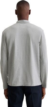 Marc O'Polo Langarm-Poloshirt Jersey regular fit aus reiner Bio-Baumwolle