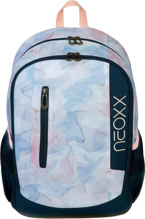 Neoxx Rucksack FLOW Dreaming of pastel - Rucksack f&uuml;r die Schule und Freizeit mit 2 F&auml;chern - Volumen ca. 20 Liter