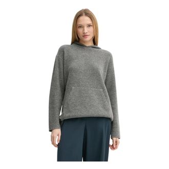 Theory Femme, Sweatshirts et sweats &agrave; capuche, Gris, Taille: 38 FR Sweat &agrave; capuche douillet