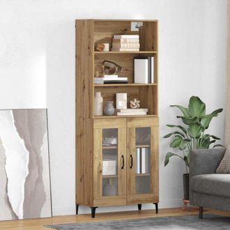 vidaXL vidaXL Haut Armoire Ch&ecirc;ne artisanal 69,5 x 34 x 180 cm