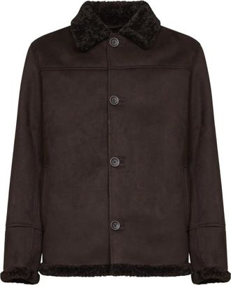 Herno Faux-Shearling-Jacke - - Jackets - Herren - Braun - L
