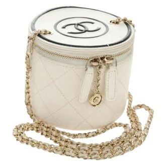 Chanel Sac bandouli&egrave;re mini vintage doccasion - Femme - Pre-owned - Blanc - Taille: ONE Size