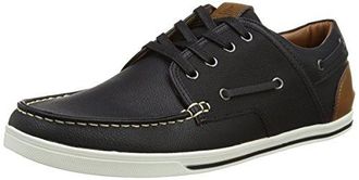 Aldo Homme Greeney-R Sneakers Basses, Noir (97 Black Leather), 41 EU