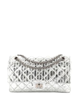 Chanel Rayures Reissue 2.55 Flap Bag Quilted Calfskin 226 shoulder bag - Argent