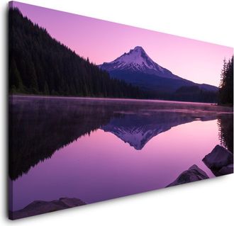 Paul Sinus Art See reflektiert 120x 60cm Panorama Leinwand Bild XXL Format Wandbilder Wohnzimmer Wohnung Deko Kunstdrucke